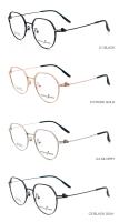 China Fad IP Plating Β Titanium Glasses Frame For Men And Women 66337 for sale