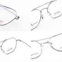 China Lghtweight And Comfortable Β Titanium Glasses Frame Unisex 66346 for sale