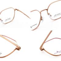China Fashionable Comfortable β Titanium Frame Eyeglasses For Unisex for sale