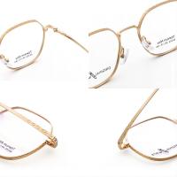 China Good Quality Popular IP Plating Eyewear Optical Titanium Frame for sale