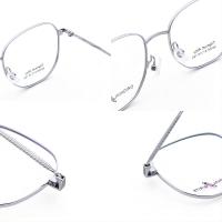 China Square Eyeglasses Frames Temple Adjustable β Titanium Unique 66356 for sale