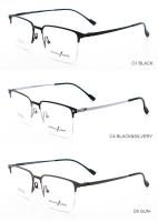 China IP Plating Fashionable Full-rim Β Titanium Glasses Frame 66361 for sale