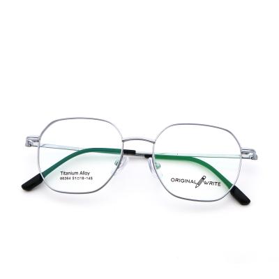 China New Simple Casual Design B Titanium Optical Glasses Frame 66364 for sale
