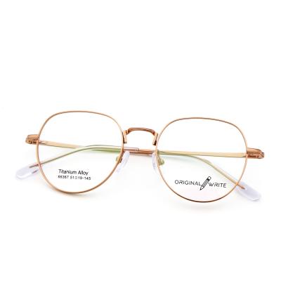 China Various Colors Portability Β Titanium Optical Frame Glasses 66367 for sale