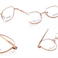 China Trendy Designer IP Plating Β Titanium Glasses Frame Unisex 66368 for sale