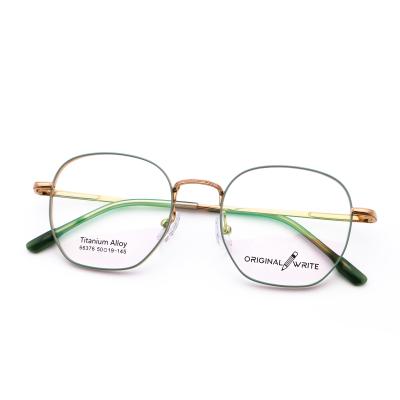 China Fad Lightweight And Comfortable B Titanium Frame Glasses 66376 for sale