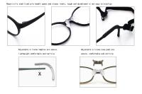 China High Level Of Security Colored Kids TR And Silicone Glasses LF 5525 for sale