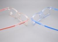China Pink Sports Kids Wearing Eyeglasses TR And Silicone Frame Glasses LF 2156 for sale
