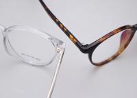 China Tr90 Eyeglass Frames Plastic Frame Metal Legs  For Men And Women for sale