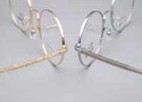 China Blue Lightweight Metal Frame Glasses Frames Stylish Minimalist Design 340 for sale
