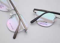 China Ultralight Sophisticated Vintage Custom Metal Eyeglass Frames Acetate Optical for sale
