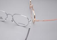 China Classic Retro Colorful Full Frame Metal Glasses Acetate Optical for sale