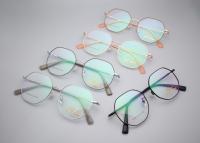 China Fashion Metal Frame Eyeglasses Unisex Full Rim Frame Metal Optical for sale