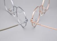 China Fashion Metal Frame Eyeglasses Unisex Full Rim Frame Metal Optical for sale