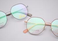 China Fashion Metal Frame Eyeglasses Unisex Full Rim Frame Metal Optical for sale