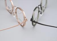China Modern Metals Eyeglasses Refinement Facile Mens Ladies Metal Glasses Frames for sale
