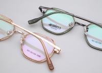 China Modern Metals Eyeglasses Refinement Facile Mens Ladies Metal Glasses Frames for sale