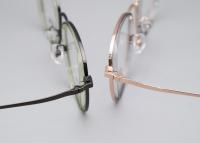 China Brown Blue Light TR Black Metal Glass FrameGlasses Stylish Design Unisex for sale