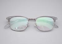 China Lightweight Metal Framework Browline Glasses With Face Shape Match And All Face 3522 for sale