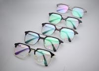 China Browline Glasses Eyebrow Bracket Metal Structure Optical Frame for sale