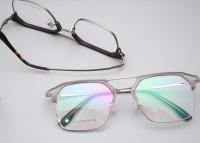 China Browline Glasses Eyebrow Bracket Metal Structure Optical Frame for sale