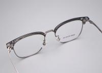 China Metal Browline Glasses Business Style TR+Metal Support System for sale