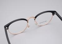 China Adjustable Fashion Business Metal Browline Optical Frames 3546 for sale