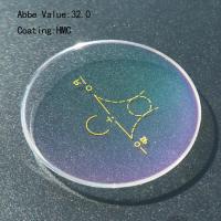 China Resin Lens Green Coating 1.60 HMC Multifocal Flat Photochromic Lens High Index for sale
