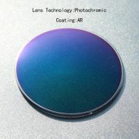 China 1.60 Photochromic Anti Blue Light AR Coating Single Vision Photochromic Blue Cut Lenses for sale