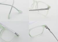 China Lightweight Pure Titanium Acetate Glasse Comfort Eyewear 88301 Full Rim for sale
