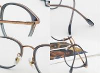 China Womens Titanium Safety Glasses Pure Titanium Acetate Eyeglasses for sale
