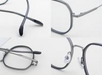 China Full Rim Pure Titanium Rectangle Glasses Model 88289 Lightweight for sale