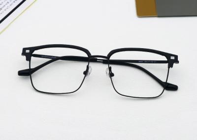 China Rectangle Frame Model 88291 Pure Titanium Acetate Glasses Unisex for sale