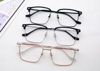 China Rectangle Frame Model 88291 Pure Titanium Acetate Glasses Unisex for sale