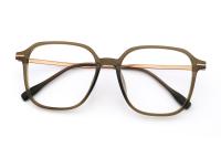China Young Unisex Style Rectangle TR+Titanium Frame Glasses ZTO 1007 for sale
