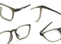 China Rectangle Shape Adjustable Temple Pure Titanium Spectacles 839 for sale