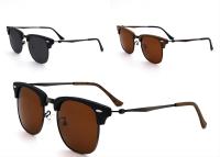 China 51-20-142 Acetate Frame Glasses Full Frame Wood Grain Glasses for sale