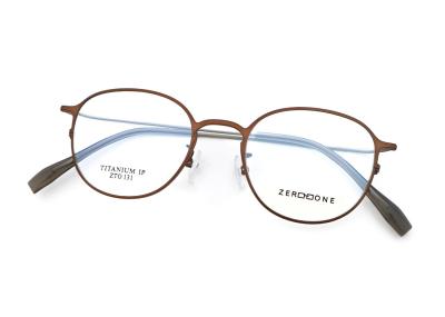China Trendy Multi-color Beta Titanium Glasses Lightweight ZTO 131 for sale