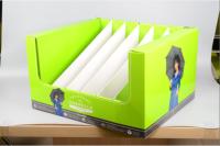 China Green Paper Corrugated Display Boxes Glossy / Matt Lamination Printing for sale