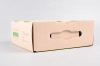 China Pink Post Office Cardboard Boxes , Durable Shoes Corrugated Mailer Boxes for sale