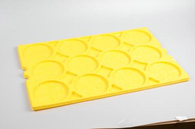 China Microwave PP Frozen Food Packaging Boxes For Restaurant Yellow Color for sale
