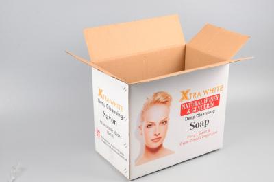 China Durable Paper Corrugated Carton Box Customized Color Embossing Printing for sale