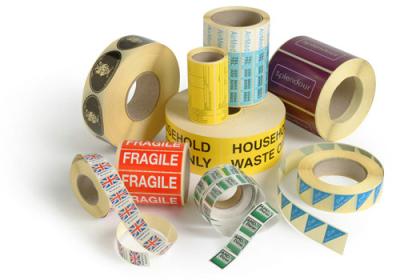 China Eco Friendly Adhesive Label Sticker Double Sided Thermal Printing Type for sale