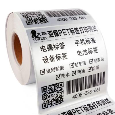 China Customized Printing Adhesive Label Sticker CYMK Color Oil Proof Material for sale