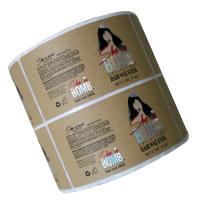 China Tear Resistance Adhesive Label Sticker Custom Die Cut Shape Offset Printing for sale