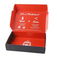 China CMYK Printing Garment Packing Boxes Corrugated Paper Material Handmade Artwork for sale