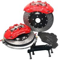 China Red V6 Strong Stop Power Car Brake Calipers 6 Pot 355mm 380mm 405mm for sale