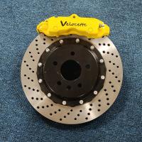China Yellow 18Z 4 Pot Brake Calipers Kits For Toyota Crown Rear 18 Inch Rim Upgrade for sale