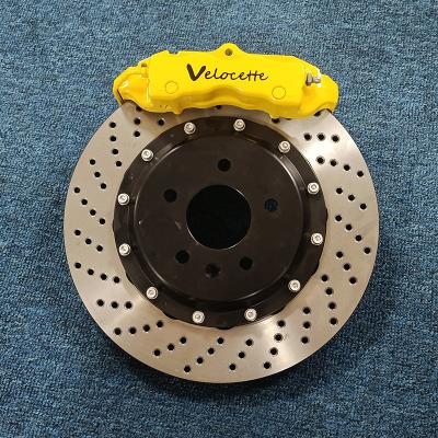 China Yellow 18Z 4 Pot Brake Calipers Kits For Toyota Crown Rear 18 Inch Rim Upgrade for sale