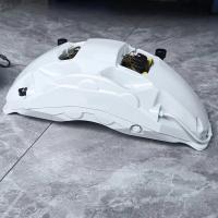 China 10 Pistons AK 10N White Porsche Brake Calipers 1 Pot for sale